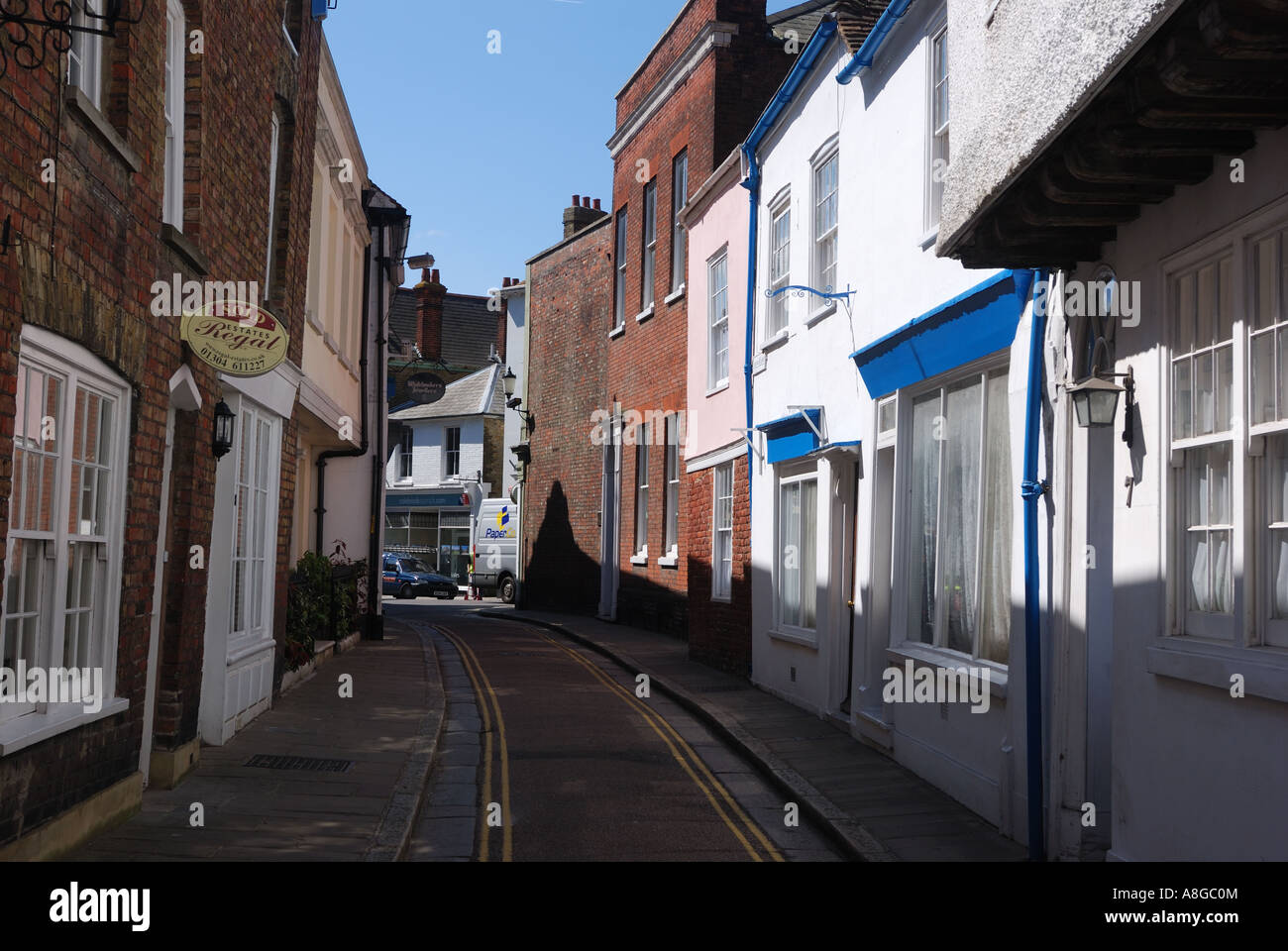 The Village of Sandwich Kent England Stock Photo - Alamy