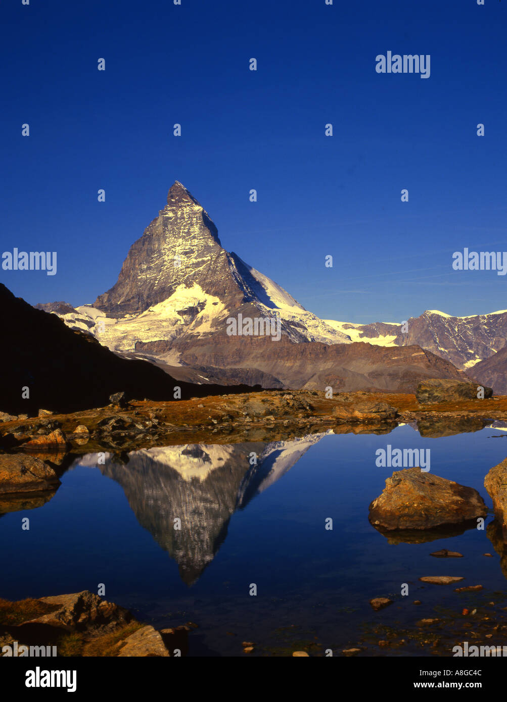 Switzerland Alps Matterhorn Stock Photo - Alamy