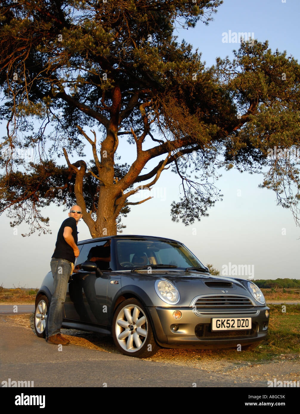 Man Stealing a Car Stock Photo - Alamy