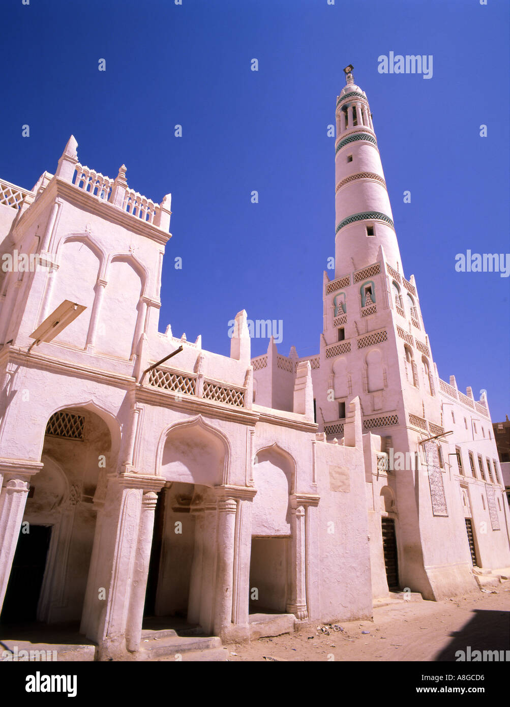 Yemen Sayun Mosque of Al Haddad islamic muslim religious monument Stock ...