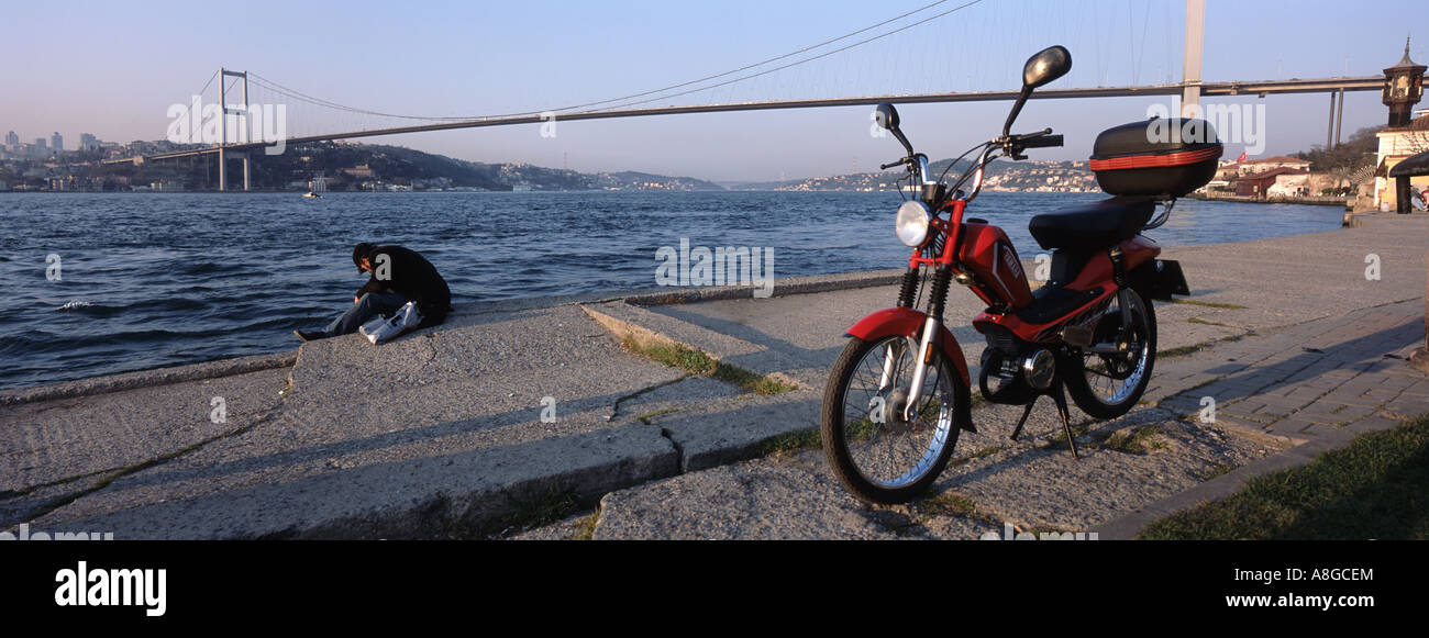 turkey, istanbul, bridge on the bosforo Stock Photo - Alamy