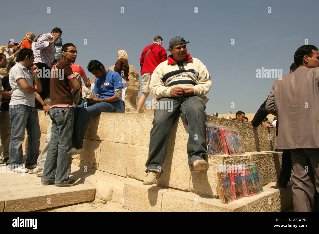 Vendors at the Sphinx in Cairo, Egypt Stock Photo - Alamy