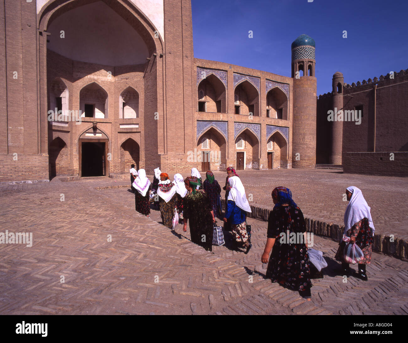 Uzbekistan Khiva Kutluq Murad Inaq Medressa islam Stock Photo - Alamy