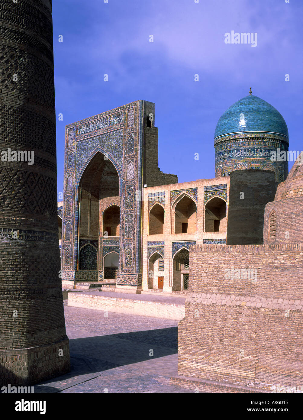 Uzbekistan Bukhara Mir i Arab Medressa islamic muslim religious school ...