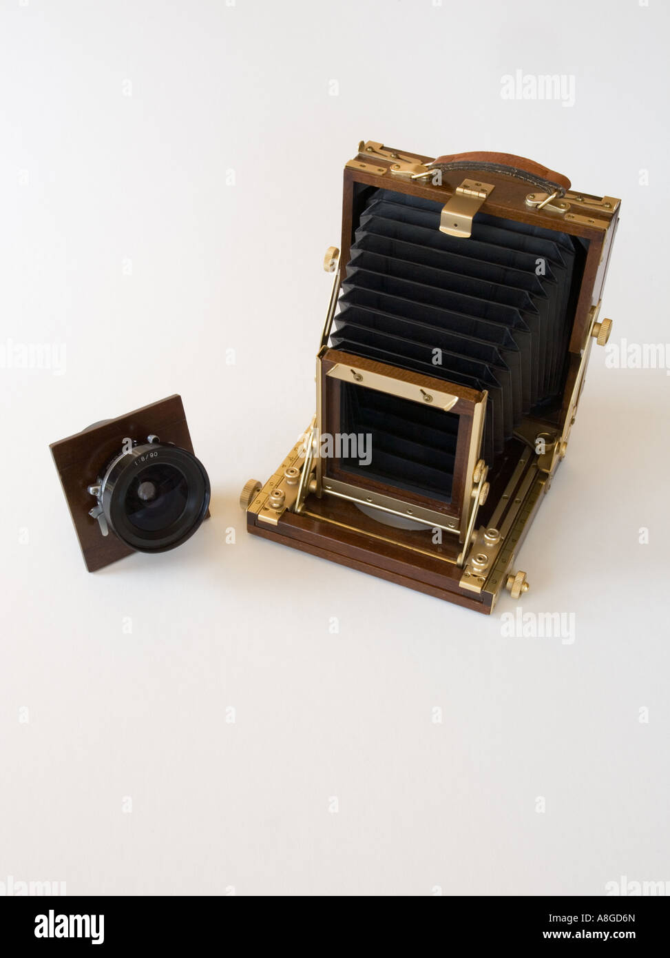 Large Format Folding Camera High Resolution Stock Photography and ...