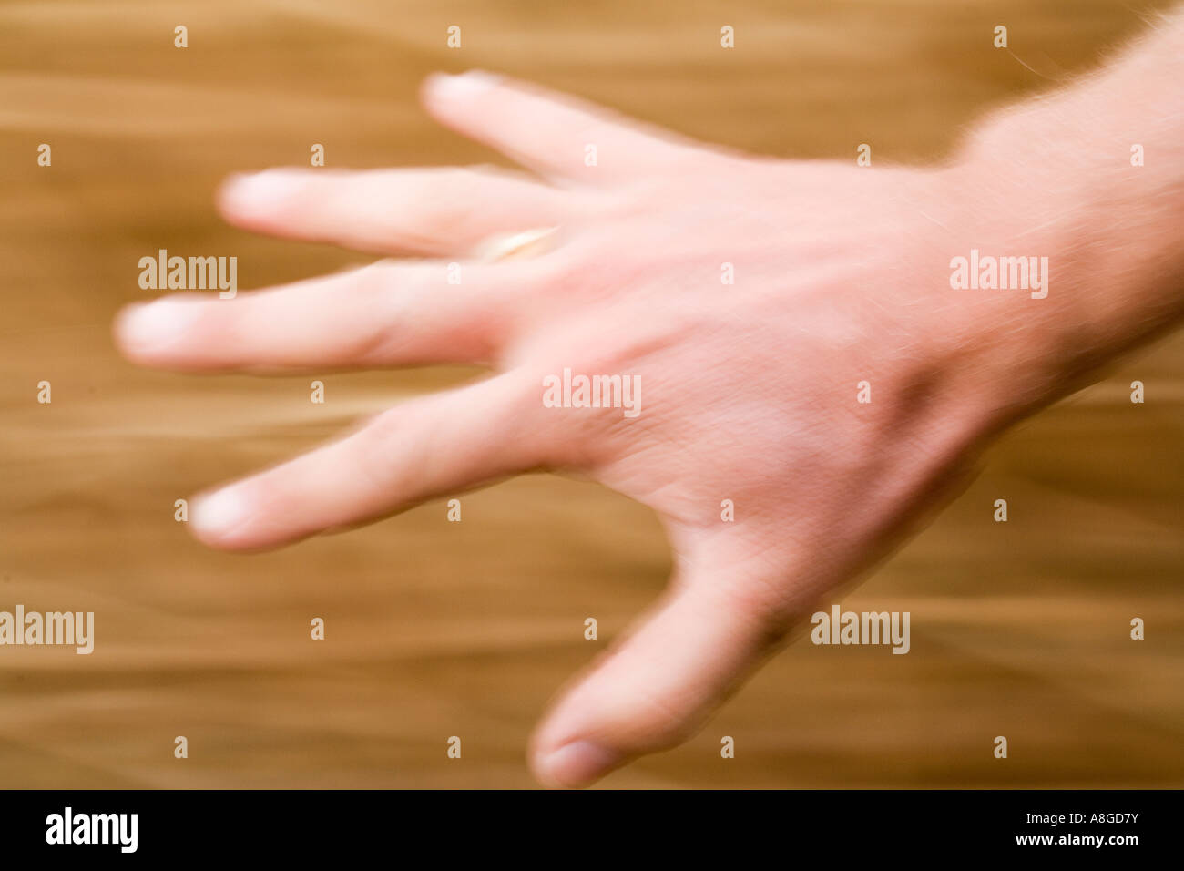 Hand Going Through Wheat Stock Photo - Alamy