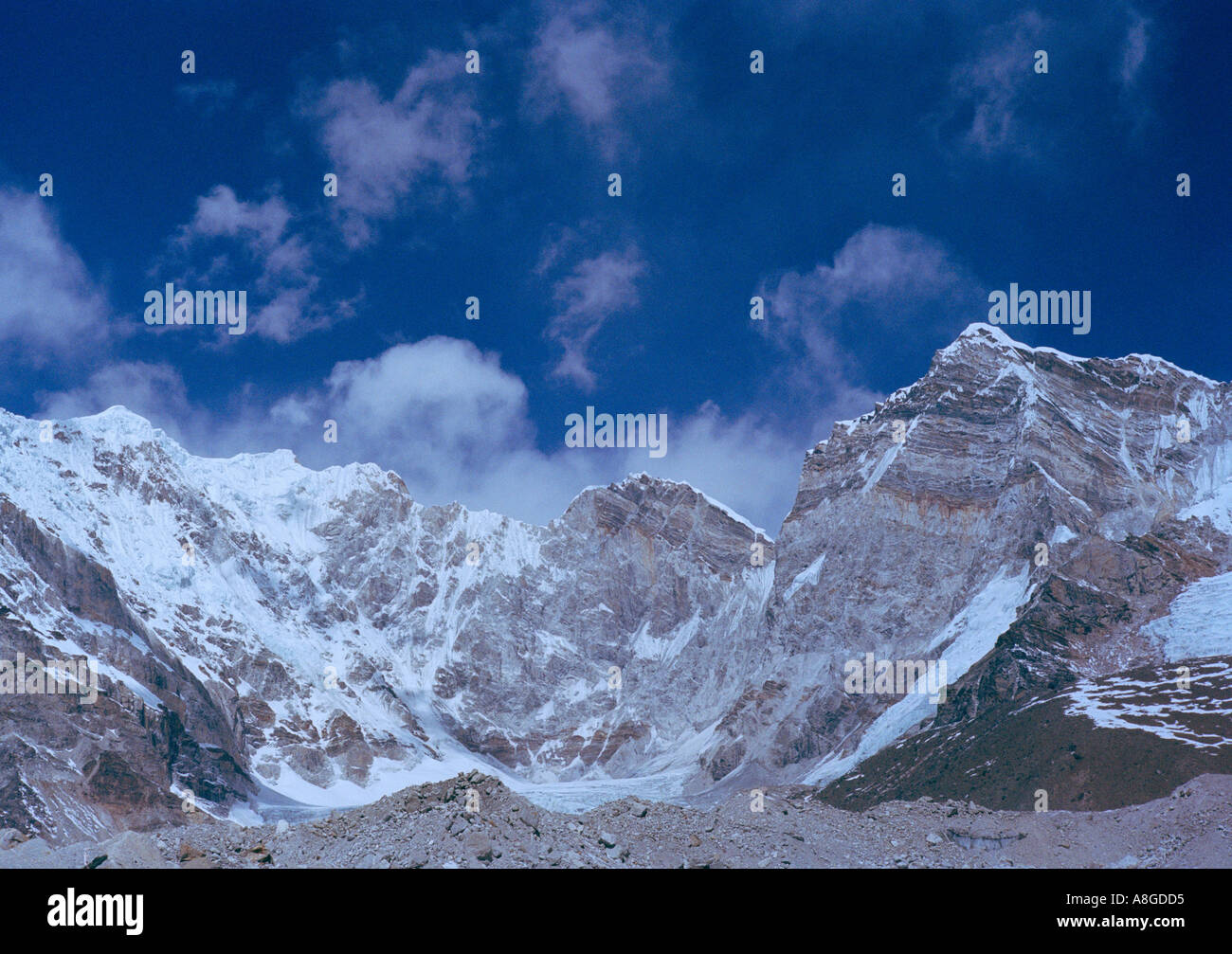 World Travel Himalayas. Beautiful landscape high in the Himalayan ...