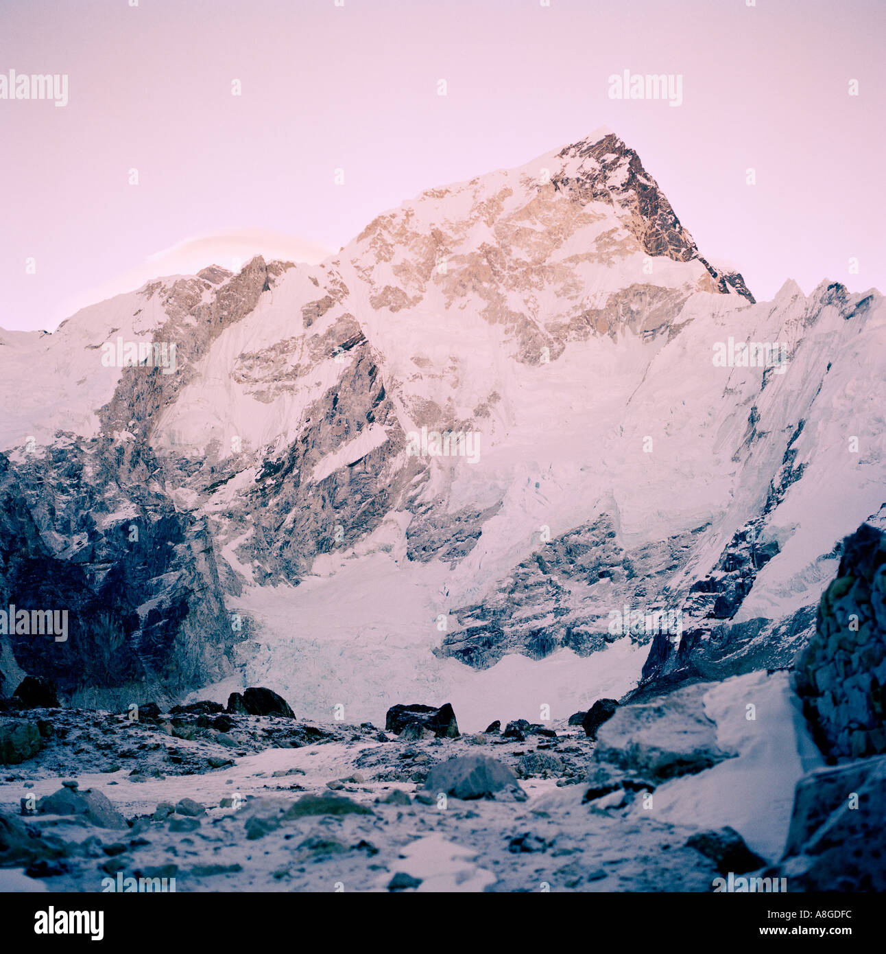 World Travel Himalayas. Beautiful landscape high in the Himalayan ...