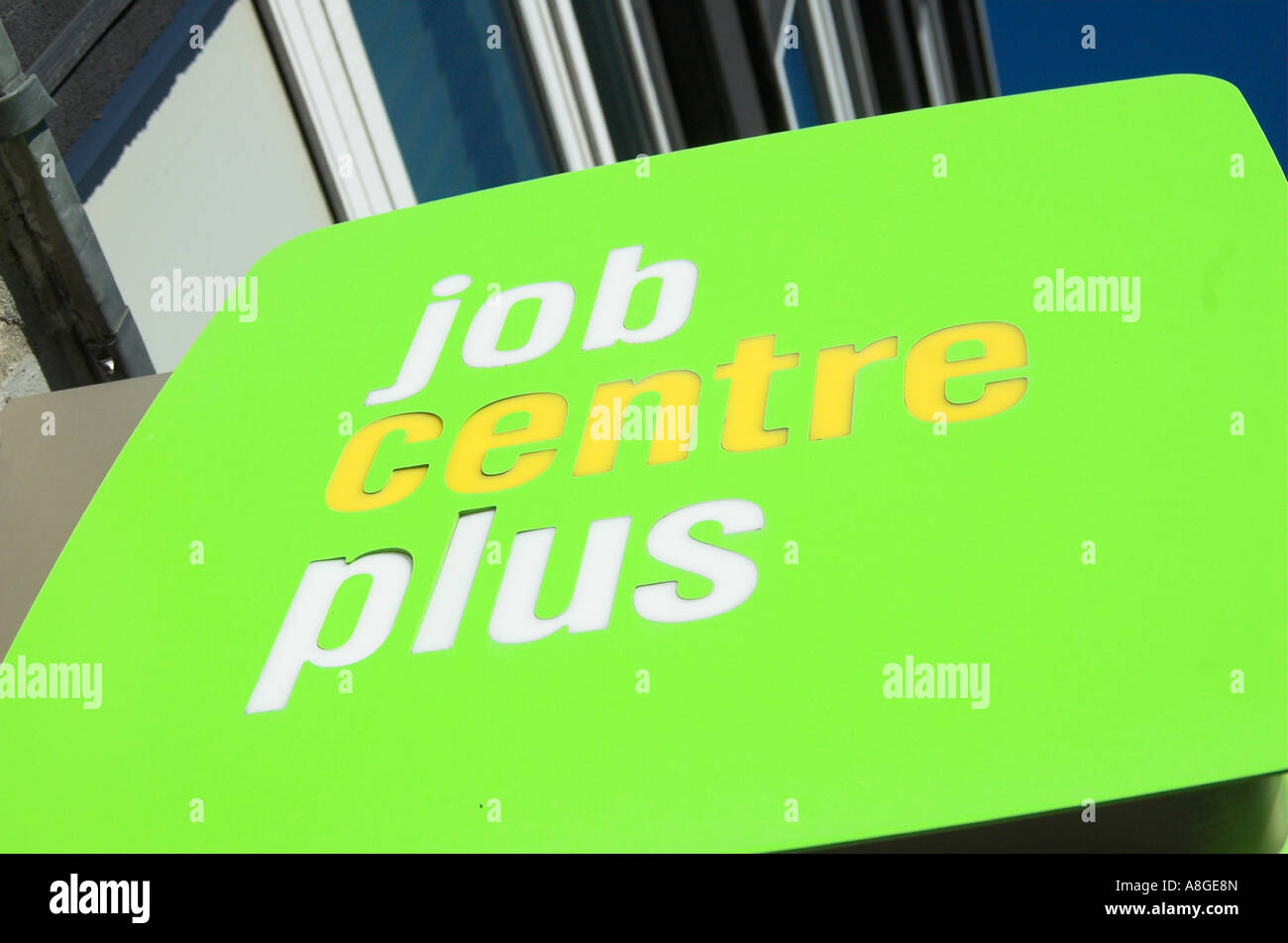Jobcentre Plus sign Stock Photo - Alamy