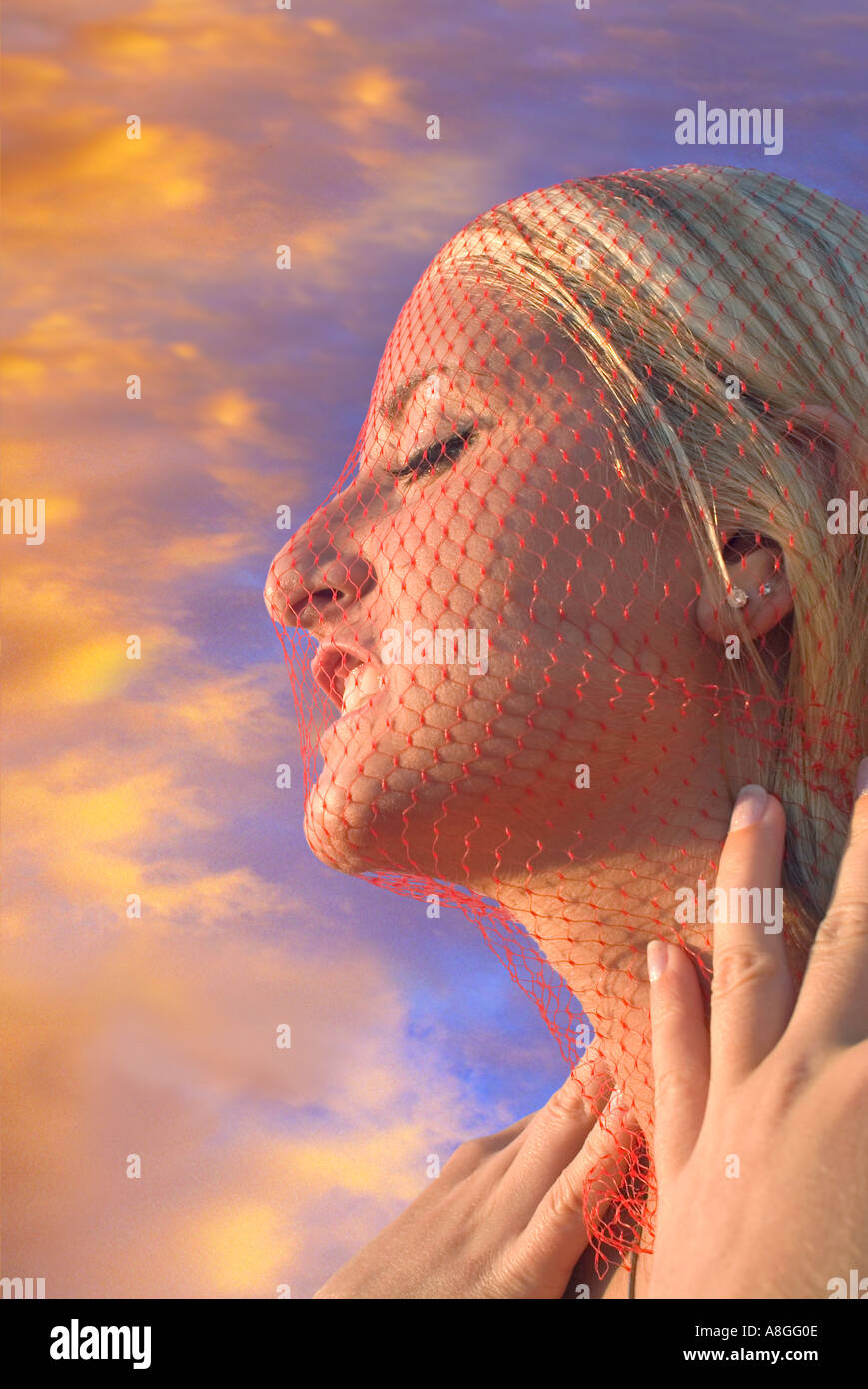 Portrait of stressful face Stock Photo - Alamy