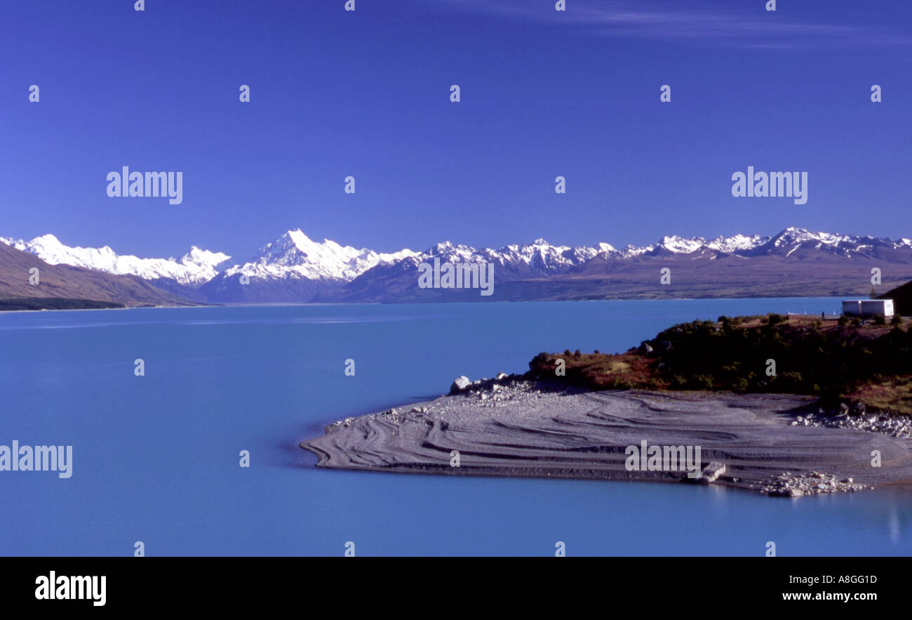 Picturesque view lake pukaki hi-res stock photography and images - Alamy
