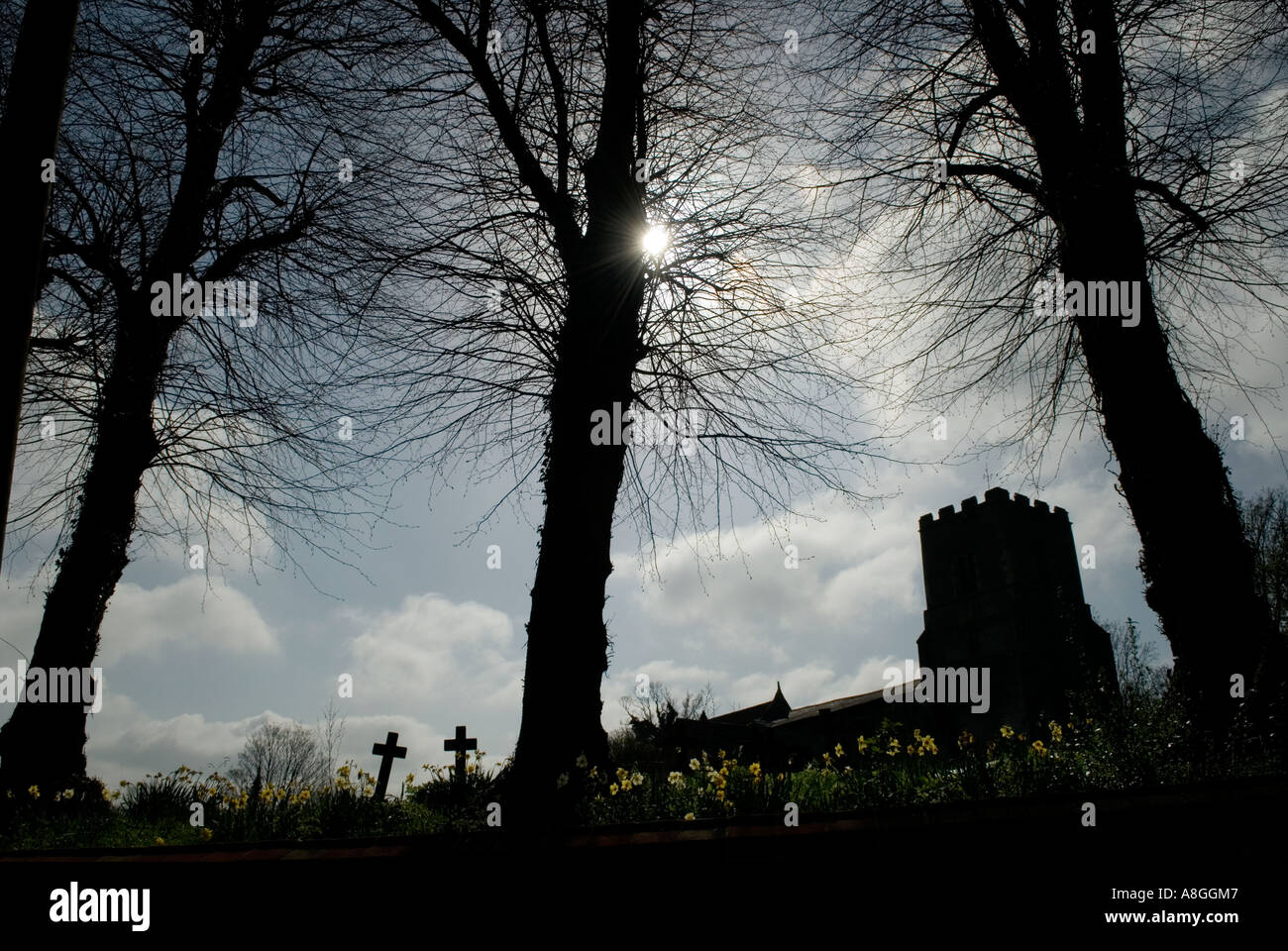 Hadstock Church on the Essex and Cambridgshire borders,England Stock ...
