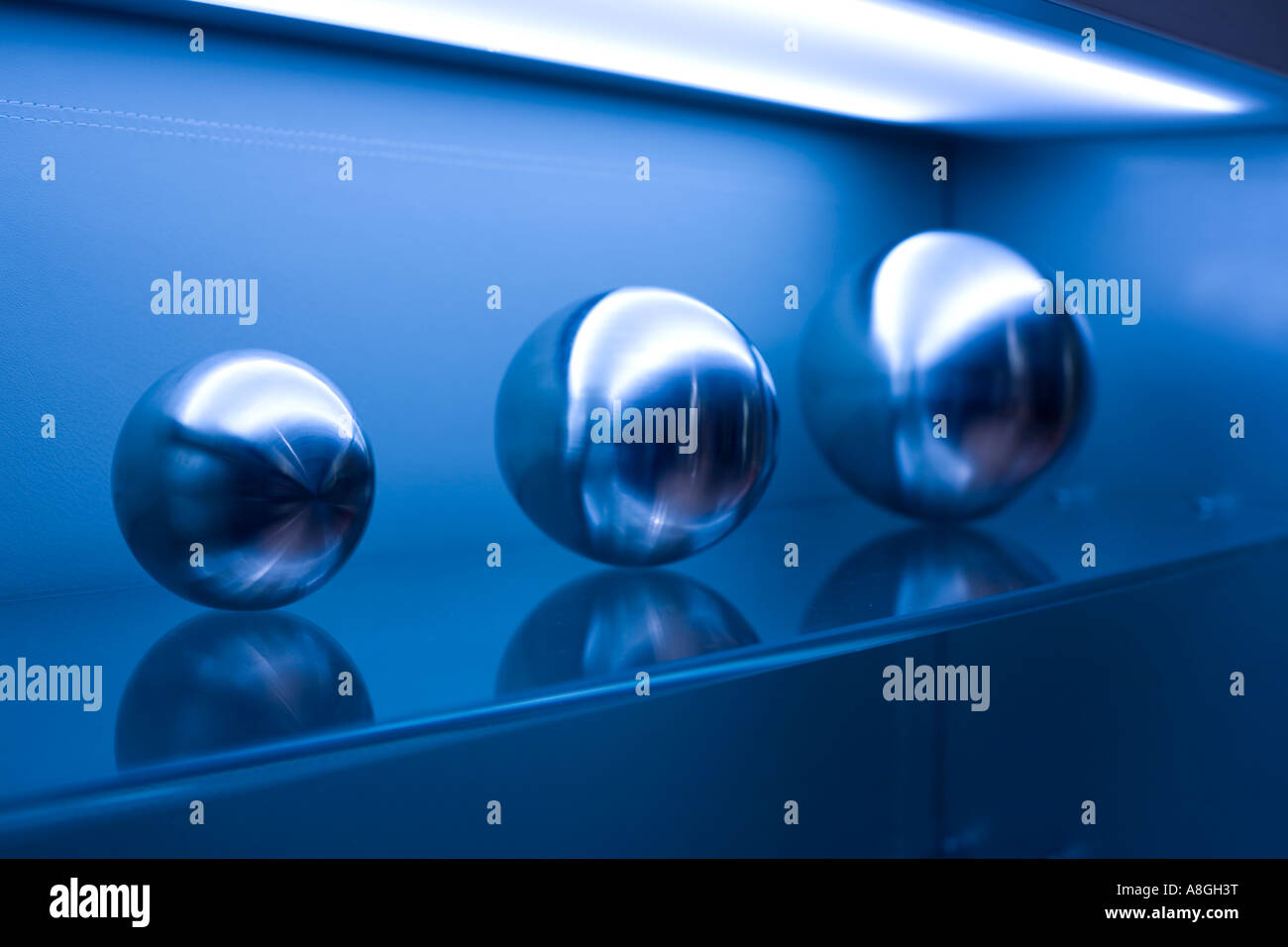 Metallic balls for decoration Stock Photo - Alamy