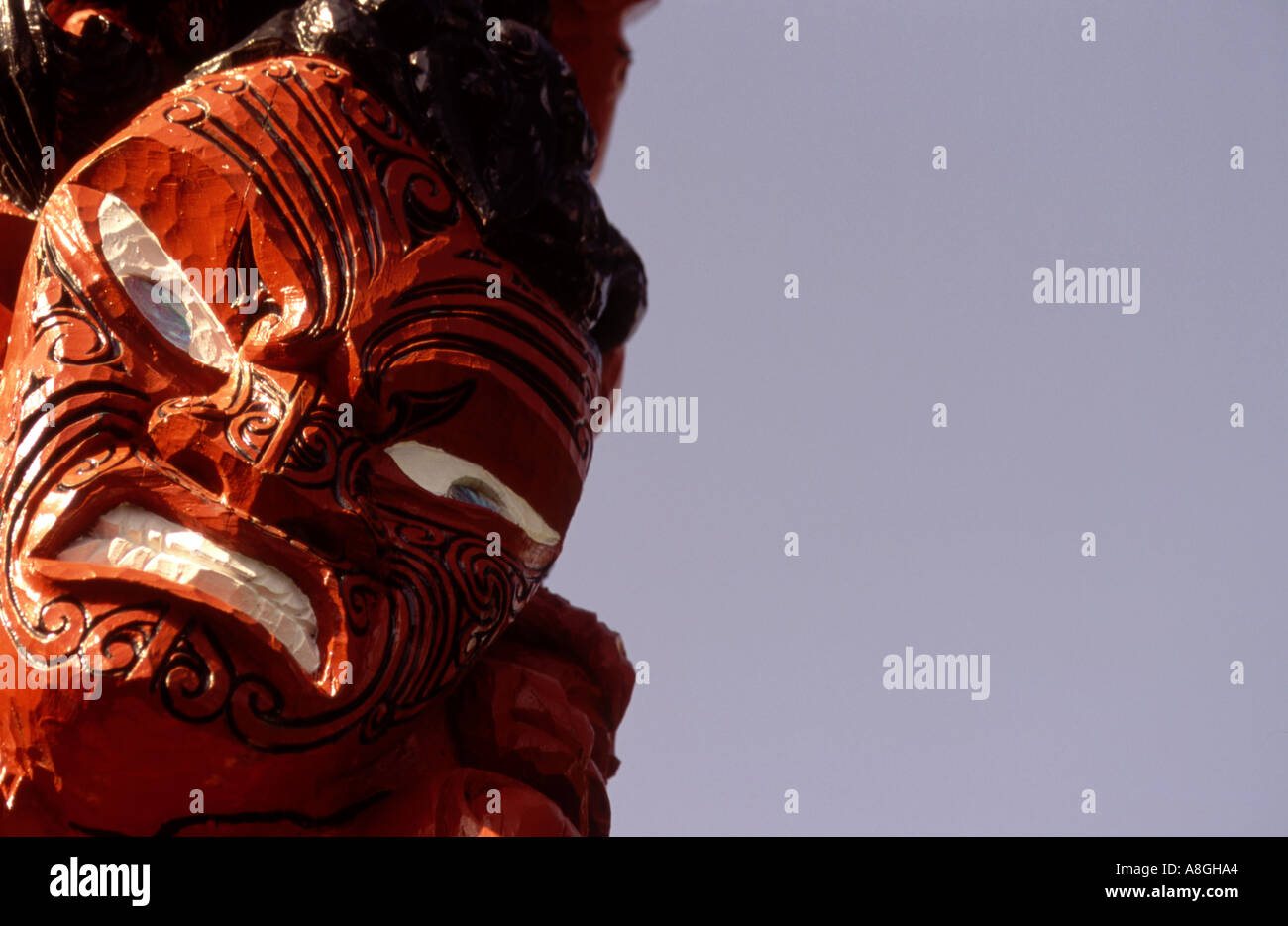 Maori moko tattoo face hi-res stock photography and images - Alamy