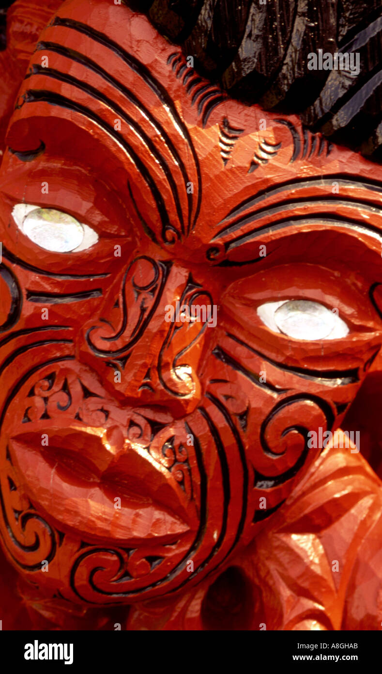 Maori moko tattoo face hi-res stock photography and images - Alamy