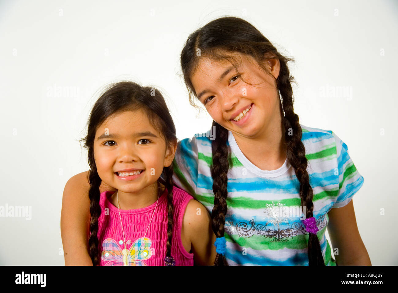 A 13 year old Chinese American California teen hugs her 4 year old ...
