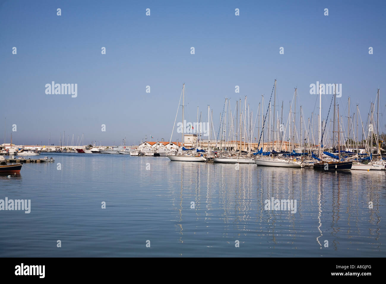 Marina at La Cala Palermo Sicily Italy Stock Photo - Alamy