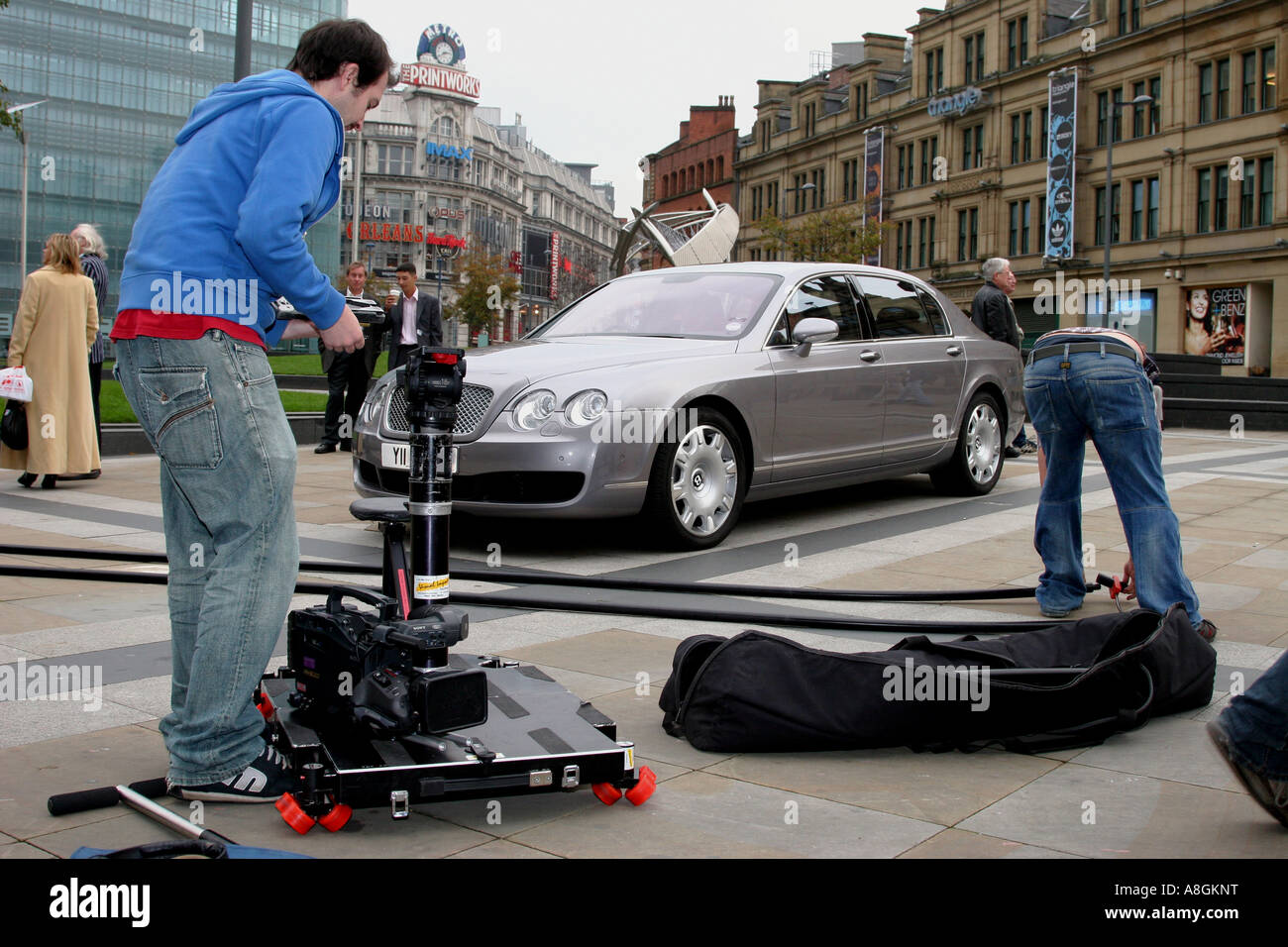 [Making a television commercial] Stock Photo - Alamy