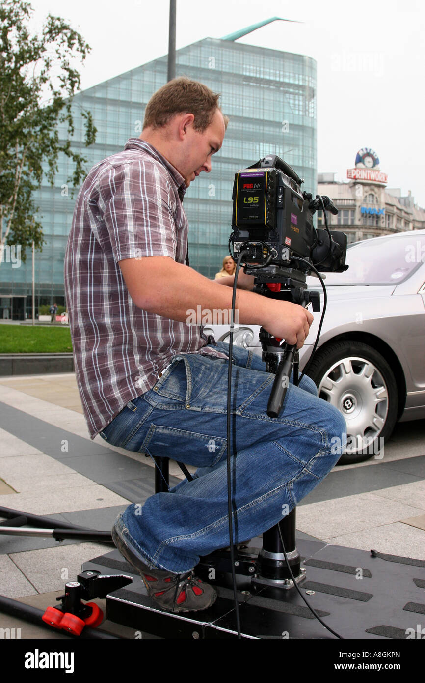 [Making a television commercial] Stock Photo - Alamy