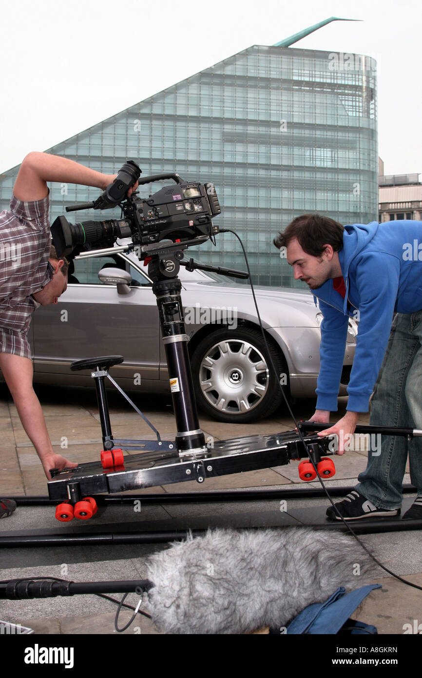 "Making a television commercial Stock Photo - Alamy