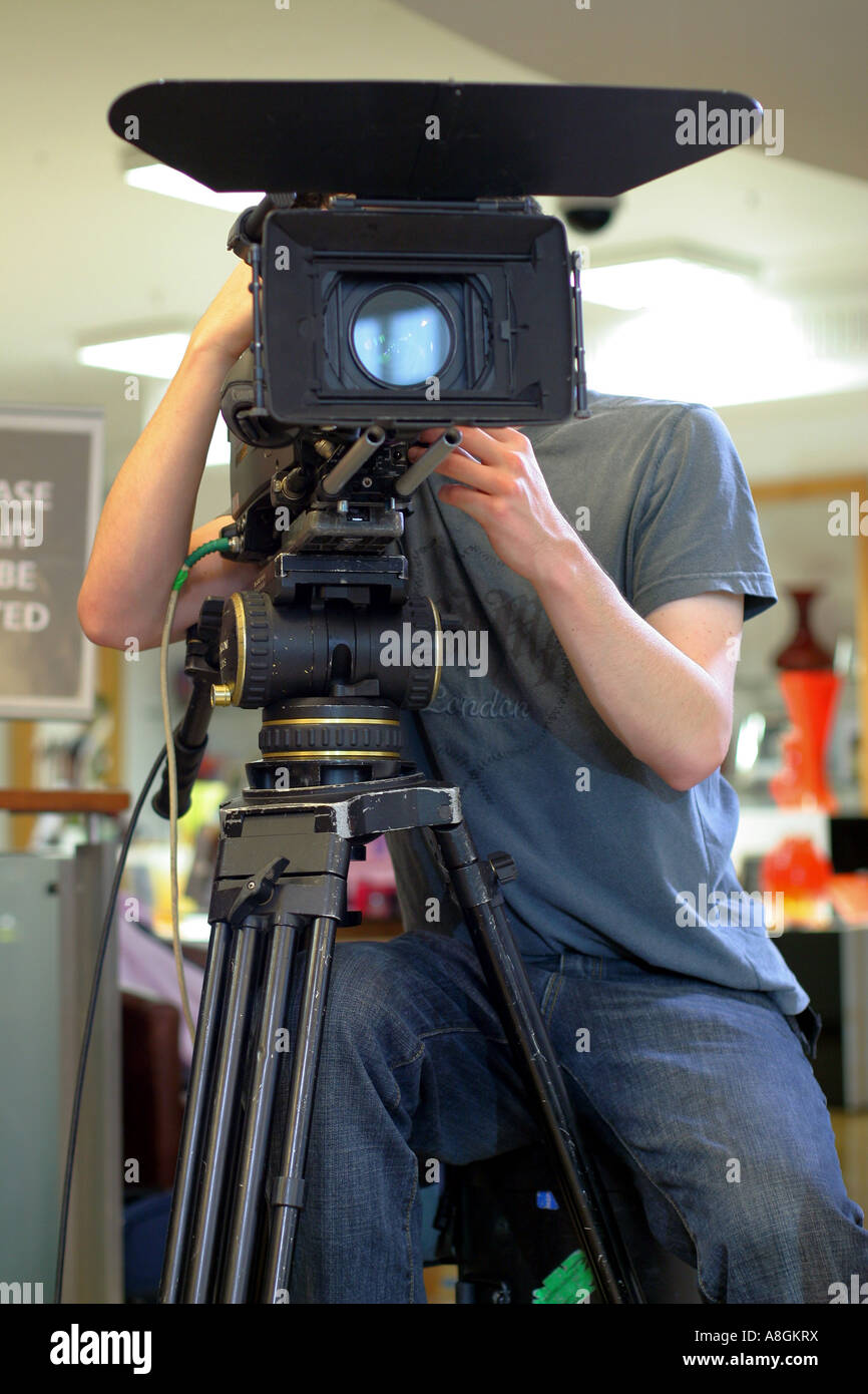 [Making a television commercial] Stock Photo - Alamy