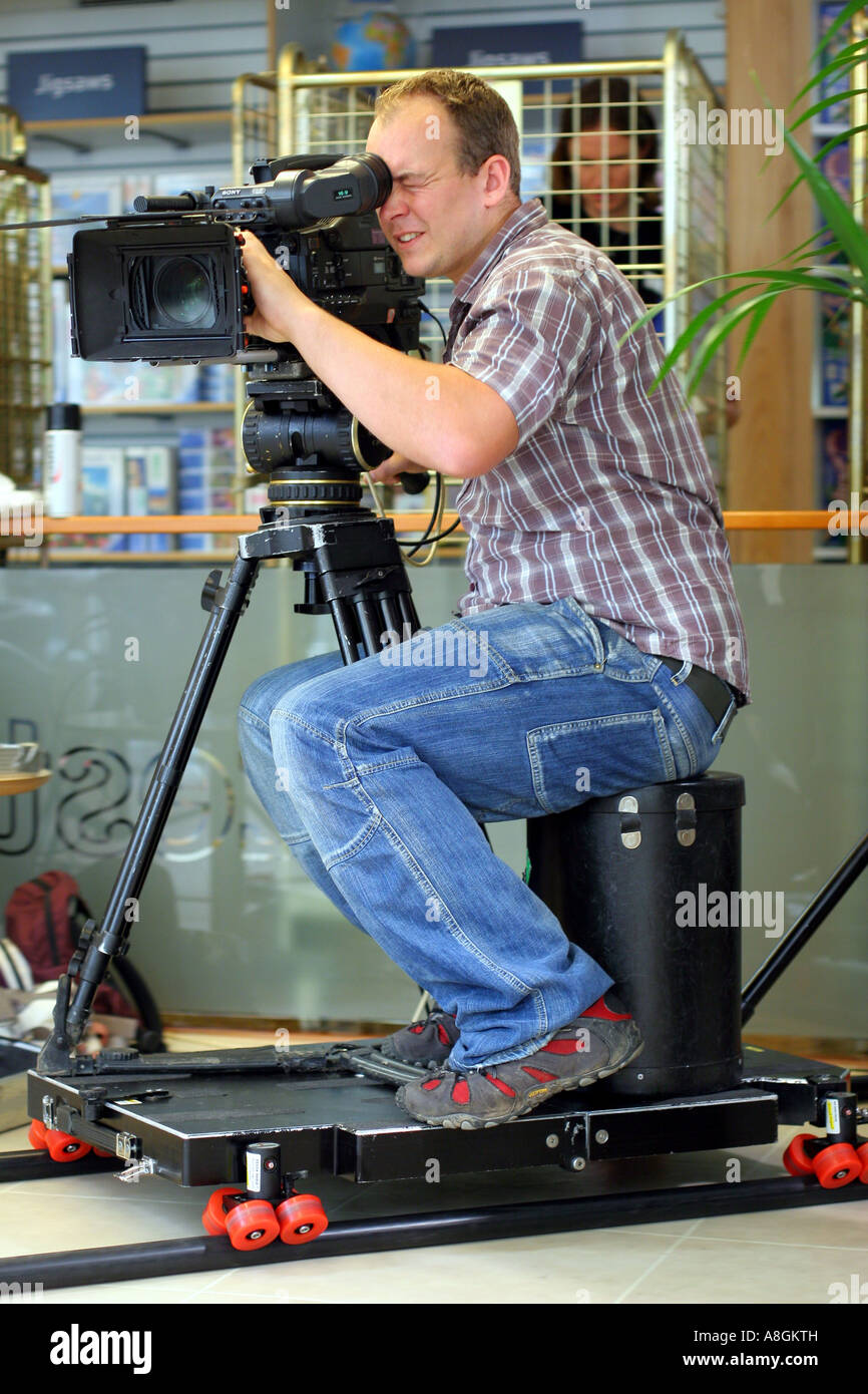 [Making a television commercial] Stock Photo - Alamy