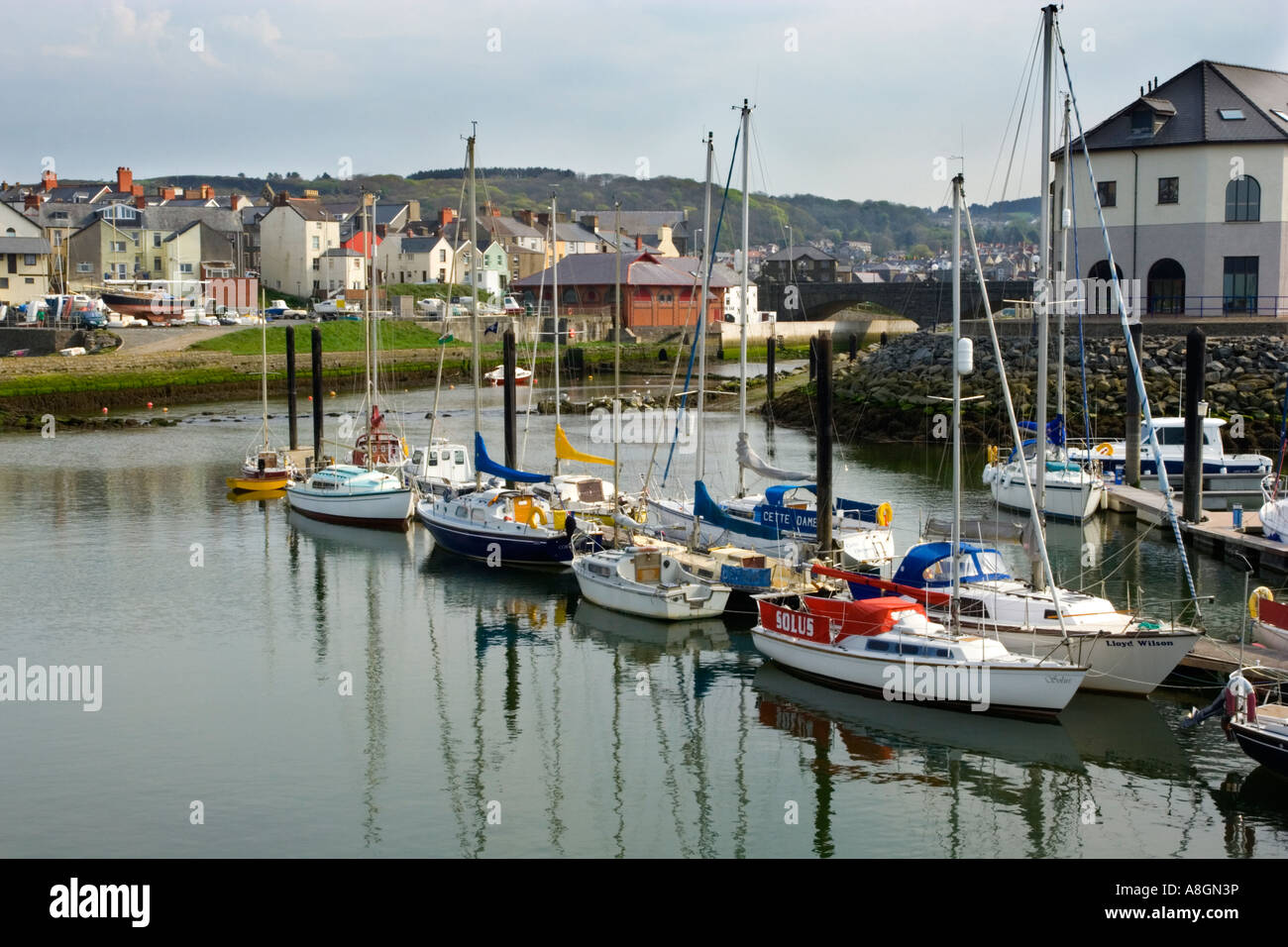 Aberystwyth marina yachts hi-res stock photography and images - Alamy