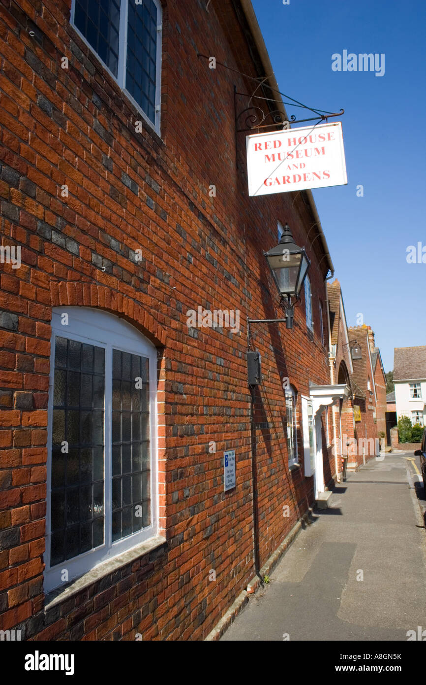 Red House Museum Entrance, Christchurch, Dorset, UK Stock Photo - Alamy