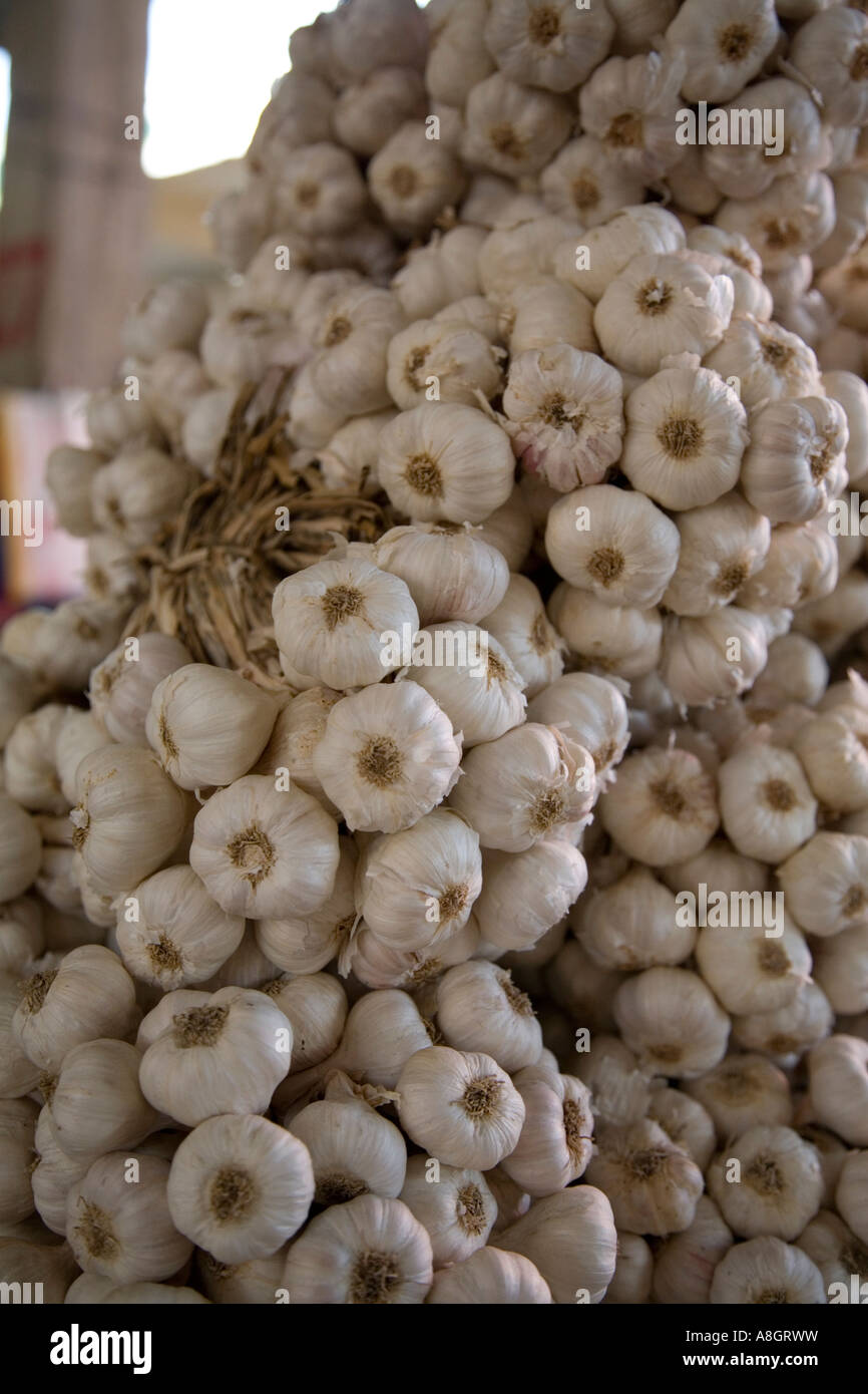 Garlic, Laoag Fruit Market, Philippines Stock Photo - Alamy