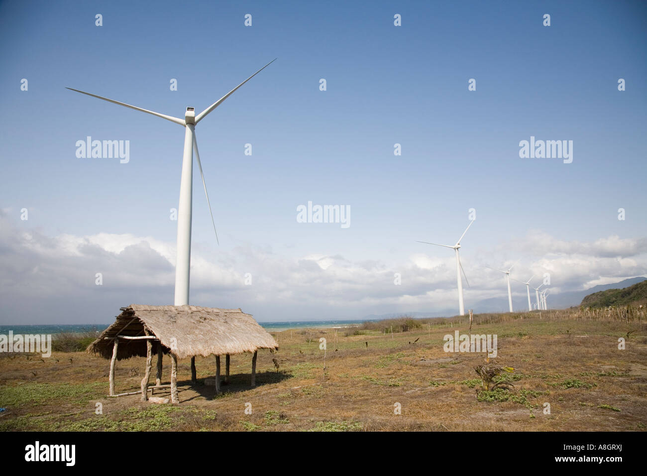 Bangui Bay Wind Power Project, Bangui, Ilocos Norte, Philippines Stock ...