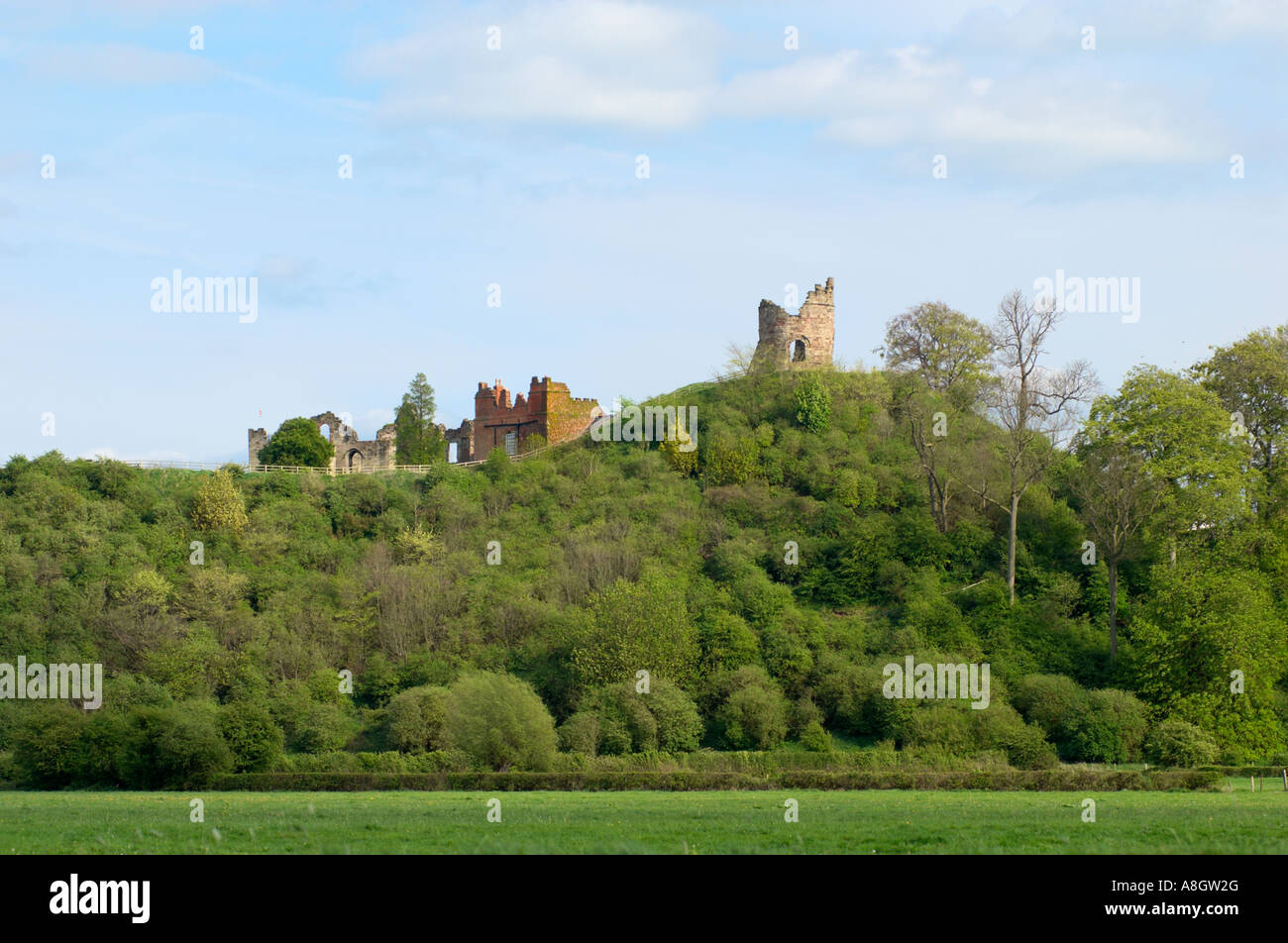 Tutbury Castle in Staffordshire "Great Britain Stock Photo - Alamy