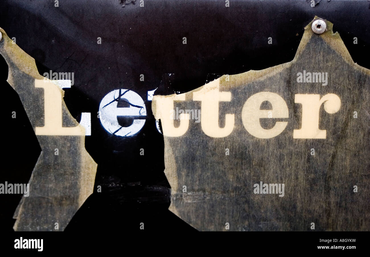 Off white letters hi-res stock photography and images - Alamy