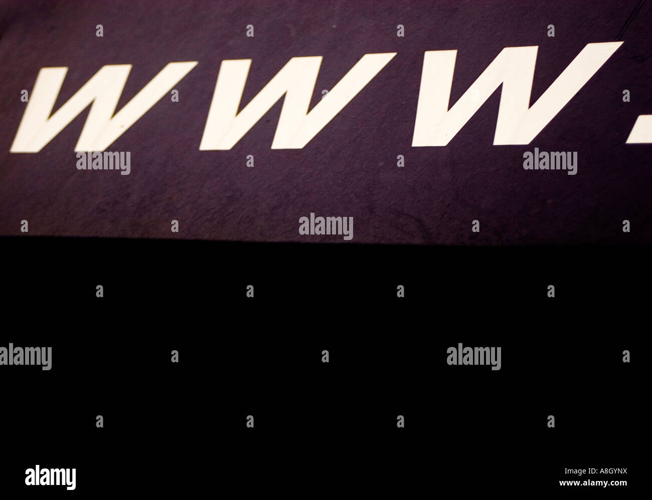 a www sign Stock Photo - Alamy