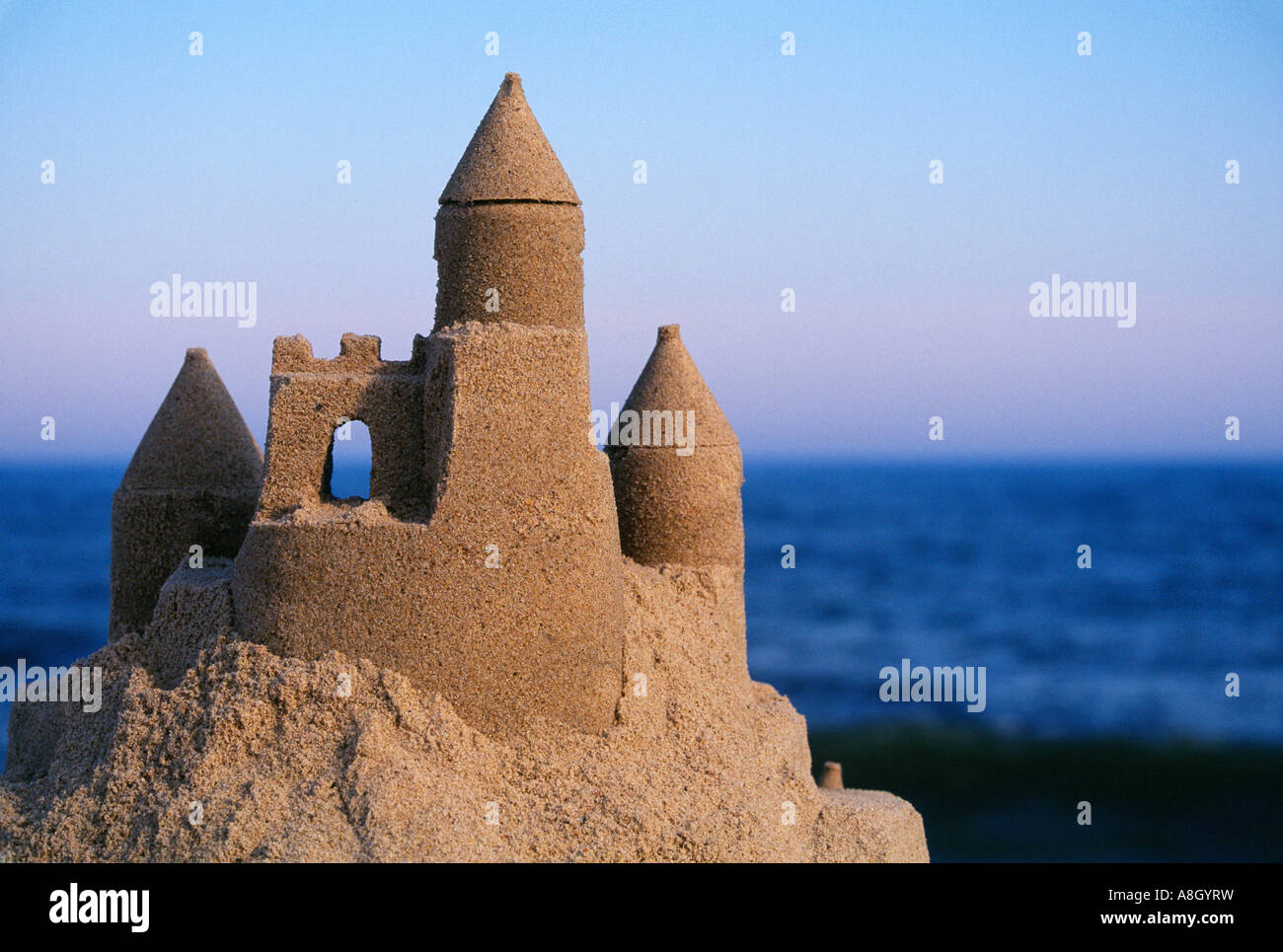 sand castles East Hampton NY Stock Photo - Alamy