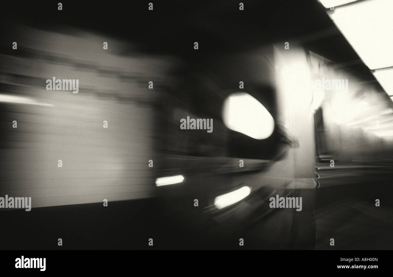 subway train Zoom EFX NYC Stock Photo - Alamy