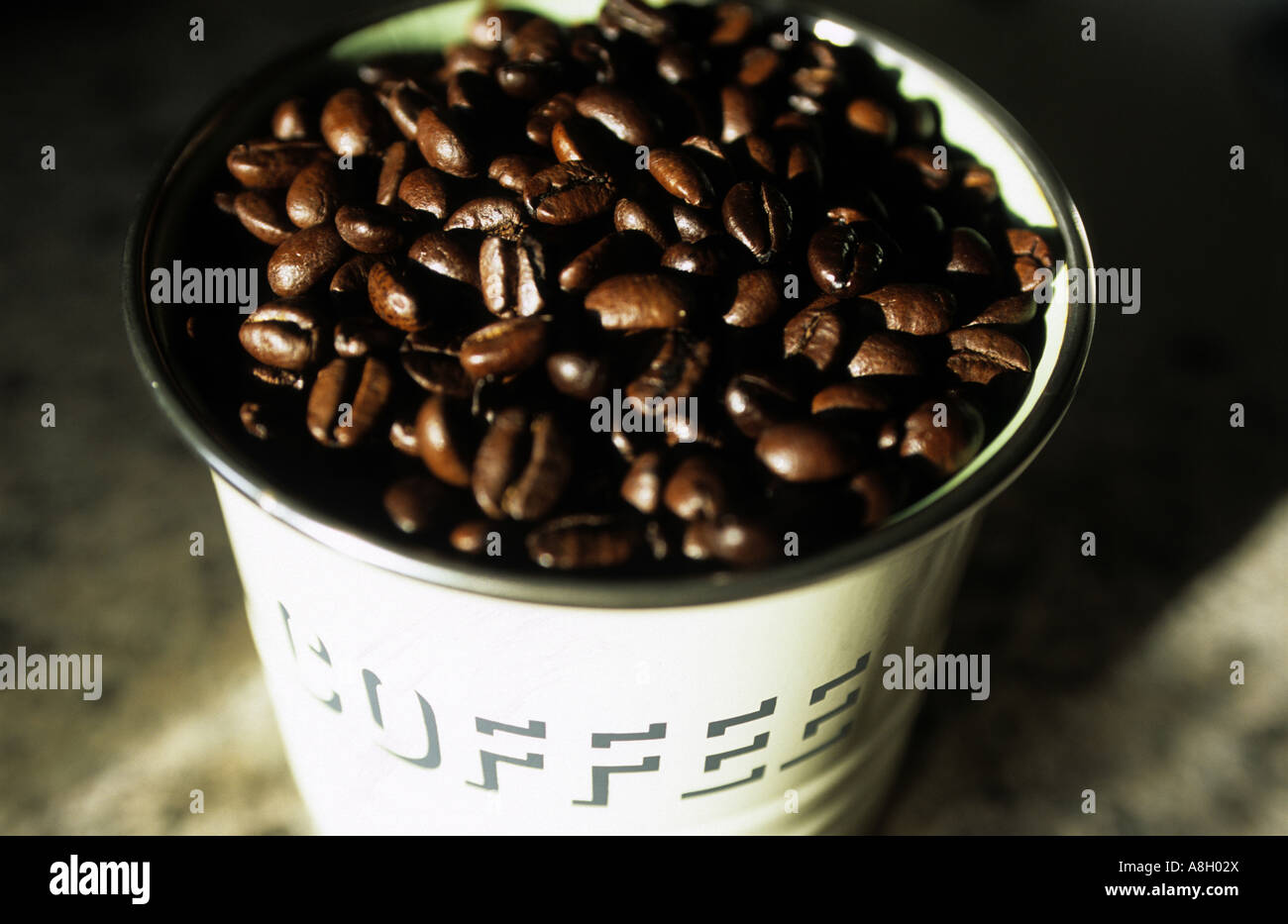 Roasted coffee beans Stock Photo - Alamy