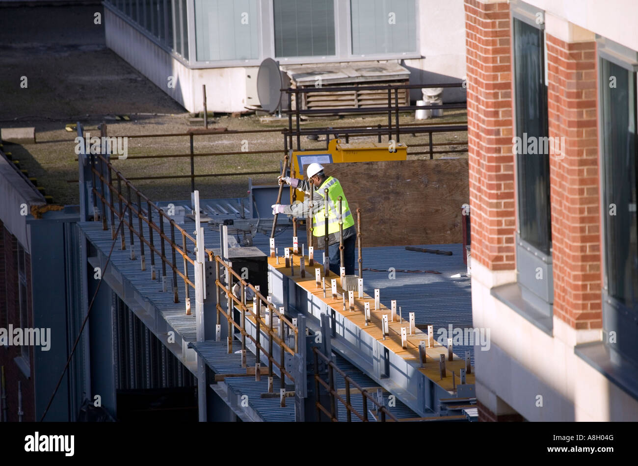 Black Construction Worker Stock Photo - Alamy