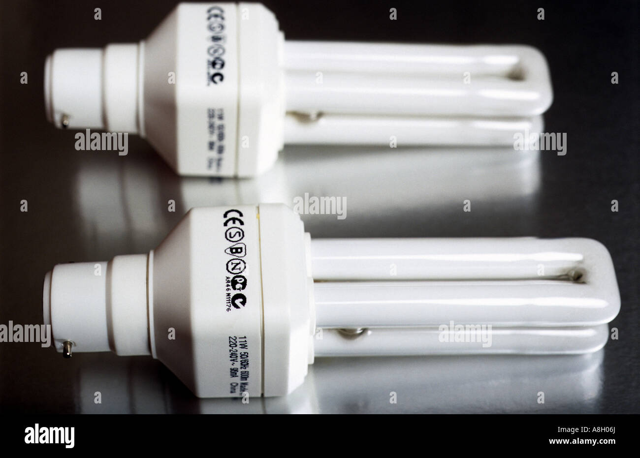 Domestic low energy light bulbs Stock Photo - Alamy