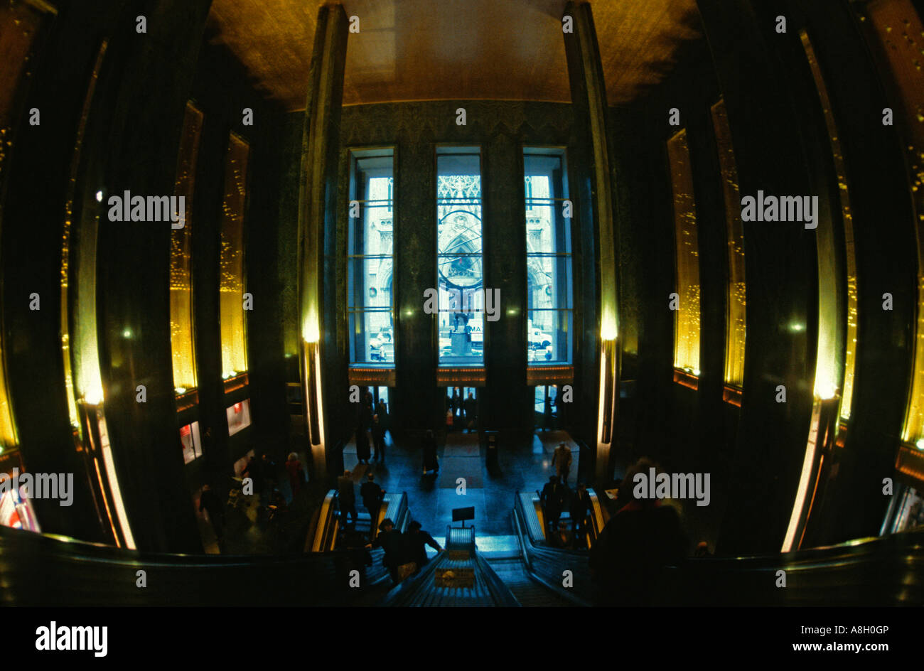 Rockefeller center interior hi-res stock photography and images - Alamy