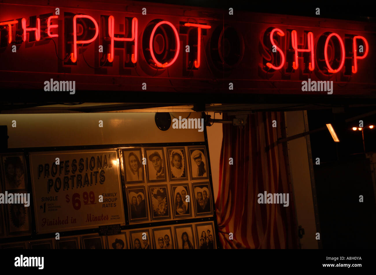 Neon Photoshop Sign Stock Photo - Alamy