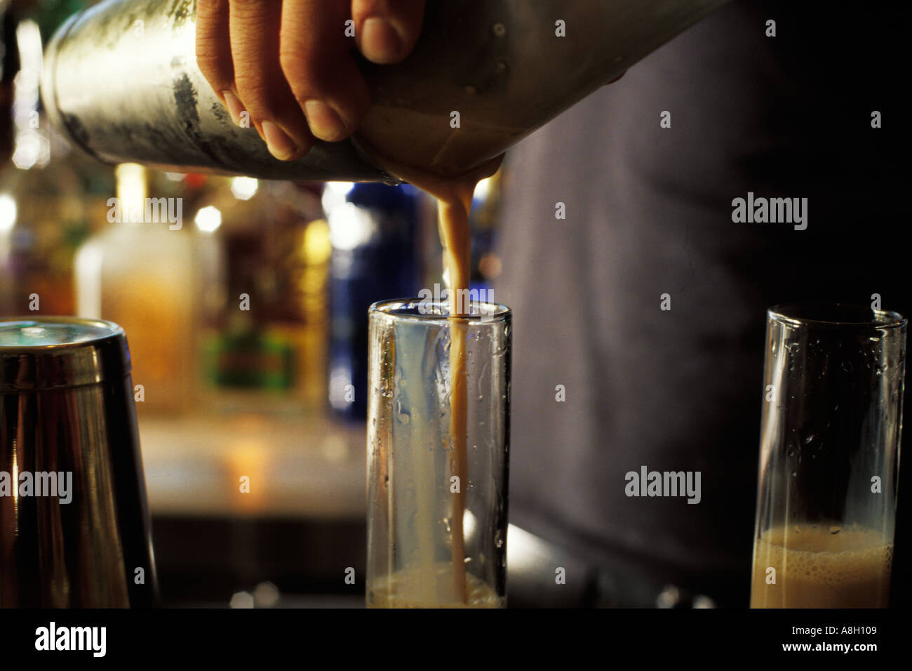 Santa pouring drinks hi-res stock photography and images - Alamy