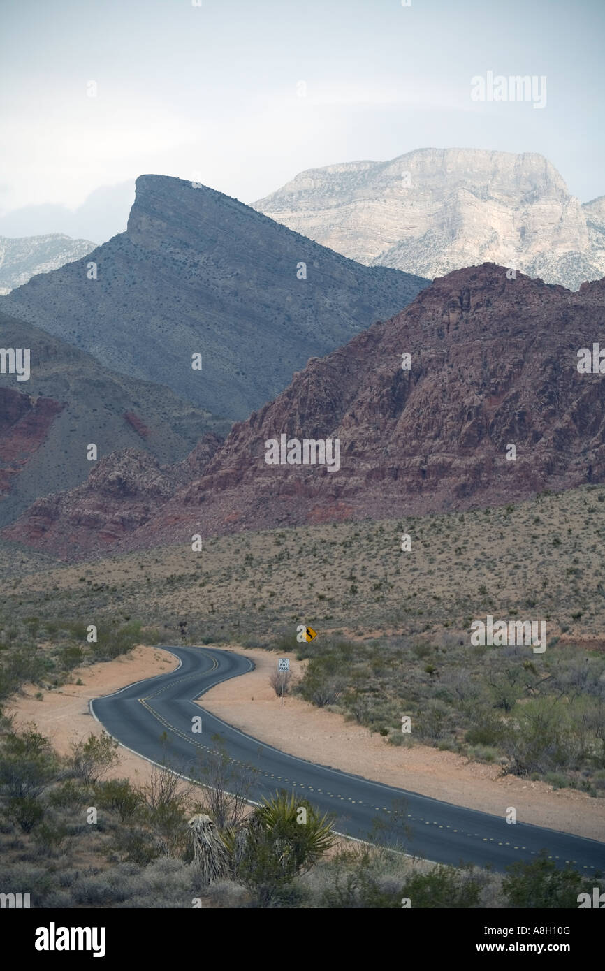 Red Rocks Canyon entrance NV Stock Photo - Alamy