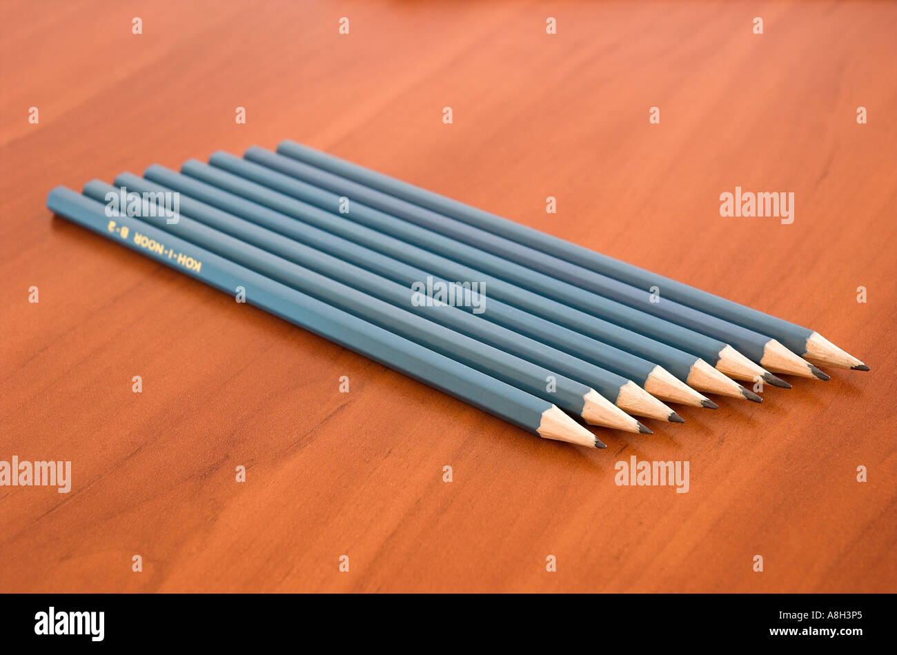 Eight Pencils High Resolution Stock Photography and Images - Alamy