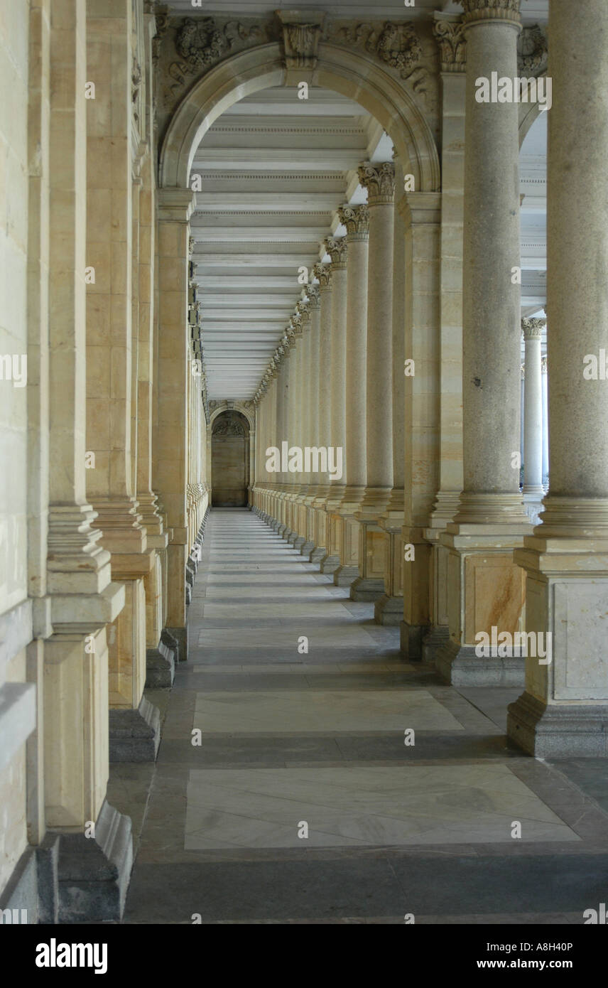 The Mill Colonnade designed by Czech architect Josef Zitek in Karlovy ...