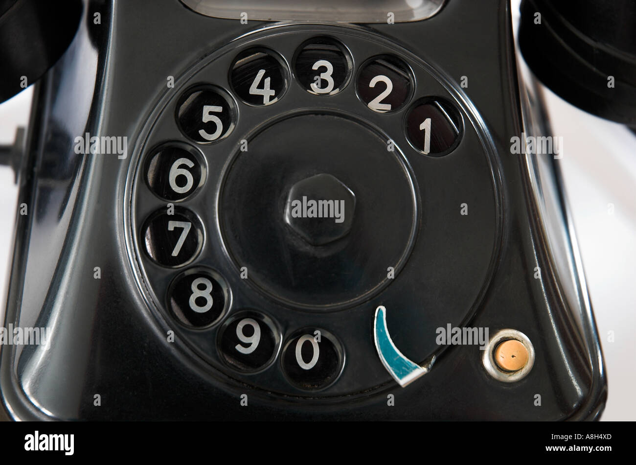 Rotary dial close up Stock Photo - Alamy