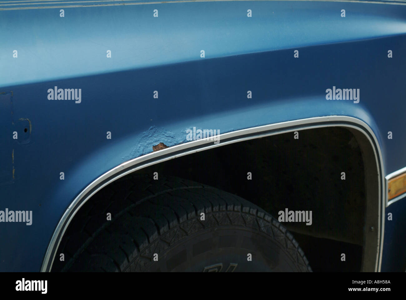 rust rusting bubble corrsion on old car decay oxide iron oxidation ...