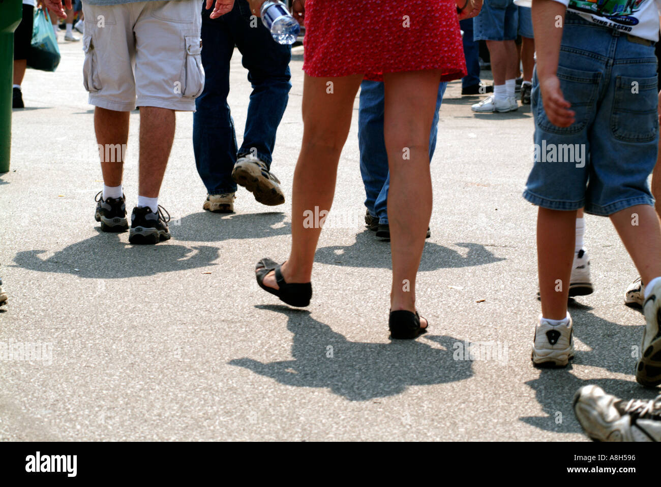 foot fall feet customer crowd walk run exercise tread shoe leg calf ...