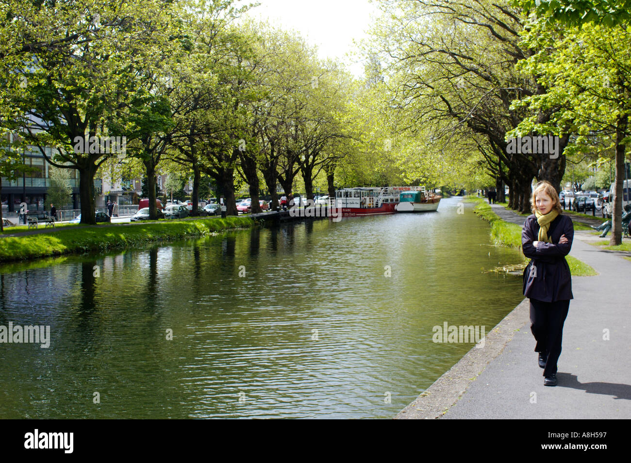 Ireland, Dublin, Grand Canal Stock Photo - Alamy