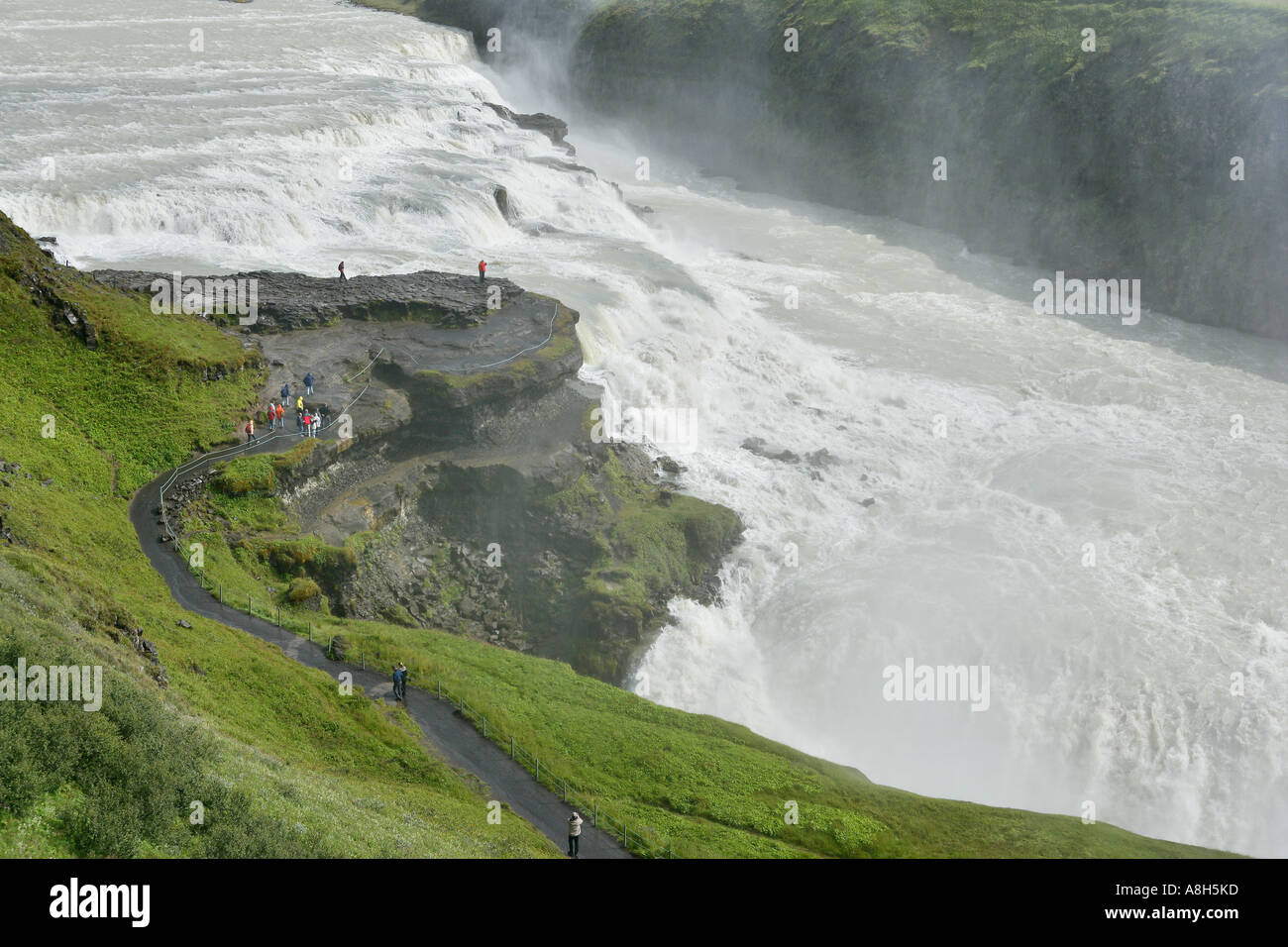 Gullfoss Waterfalls Iceland Stock Photo - Alamy