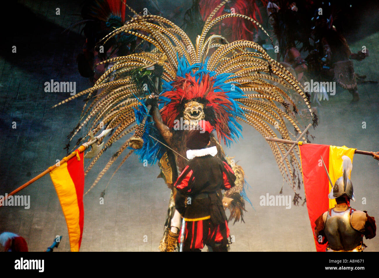 Mexico, Riviera Maya, Xcaret, Folkloric show Stock Photo - Alamy
